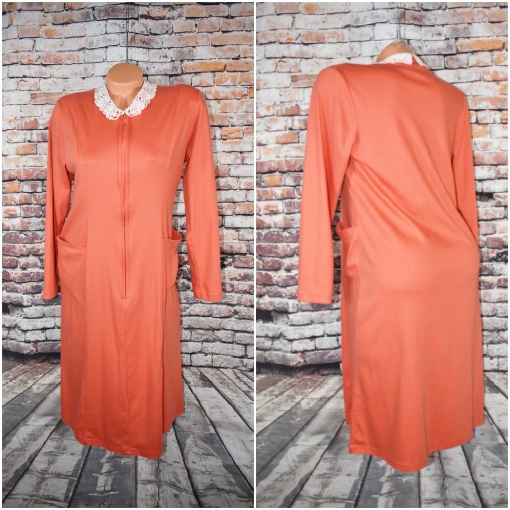 Buck Medium Long Soft House Coat Robe Vintage 50s - Gem